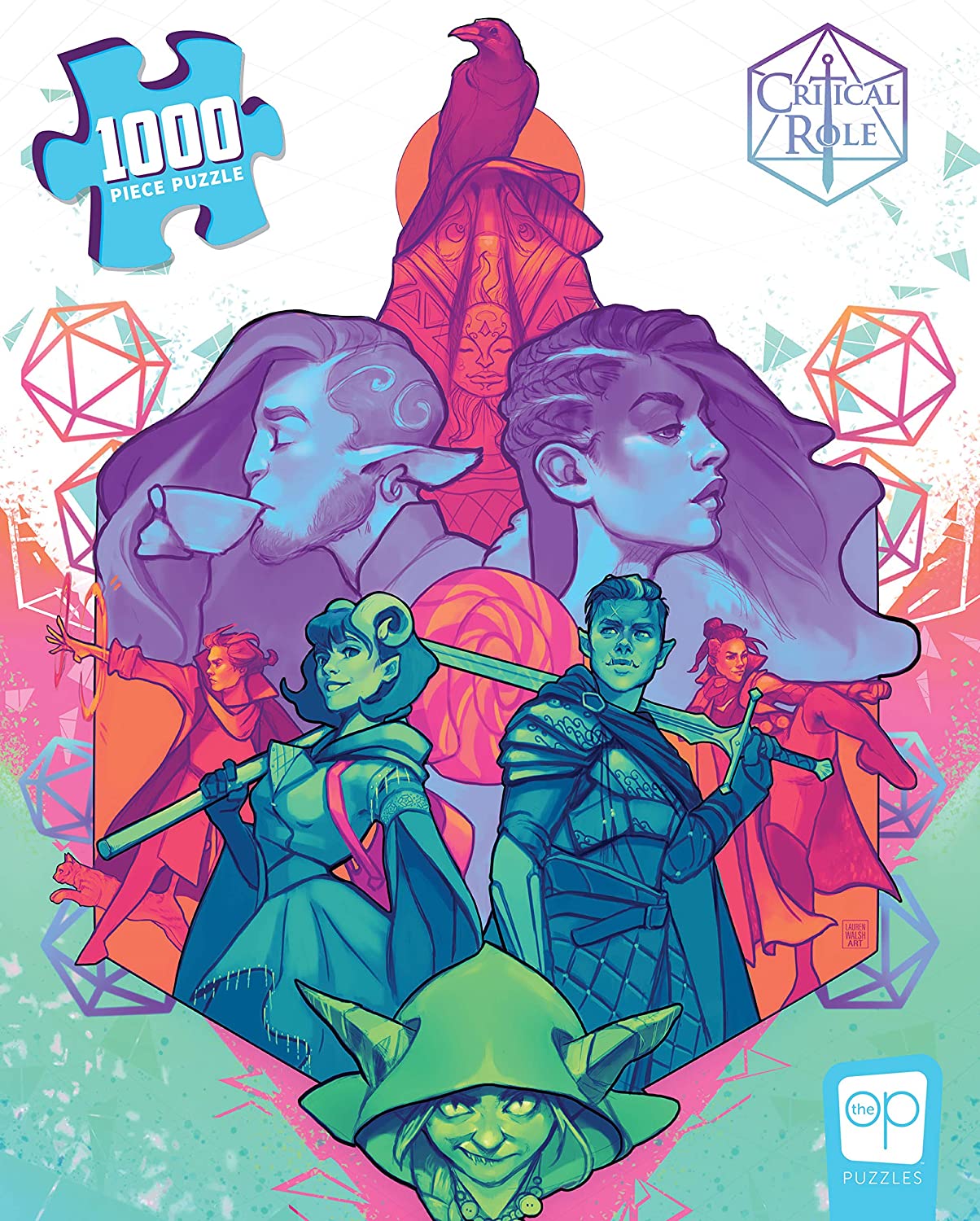 Critical Role Mighty Nein 1000 Piece Jigsaw Puzzle | Featuring ...